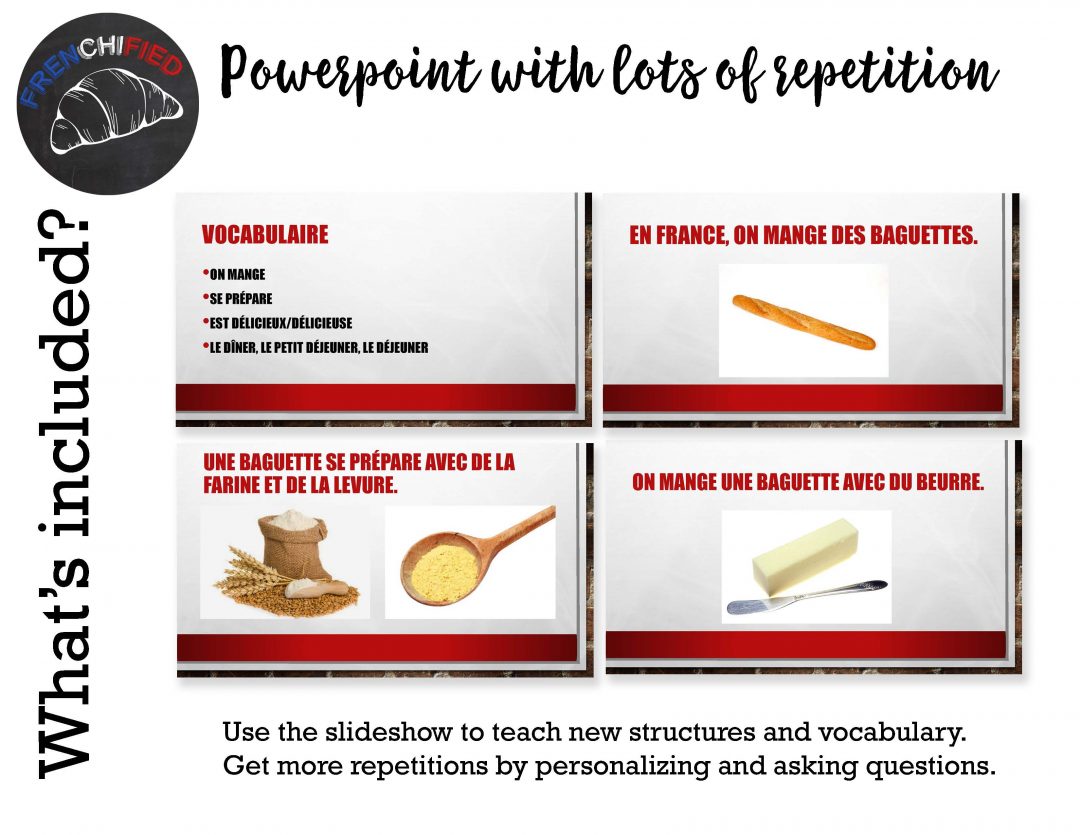 Full French food lesson plan - and 14 other fun CI lessons