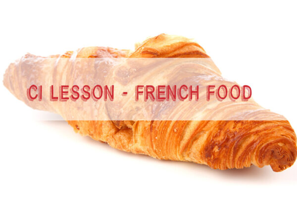 French food lesson plan - comprehensible input