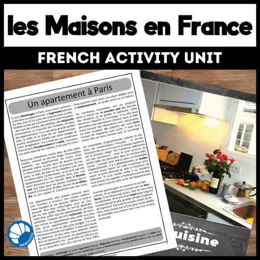 French houses and apartments cultural unit