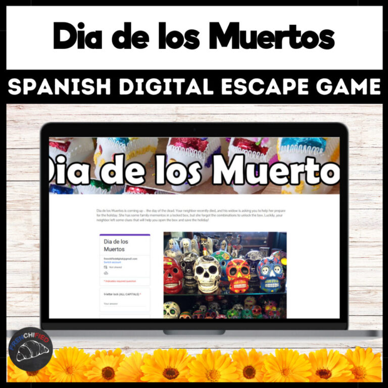 French passé composé with avoir digital escape game Jurassic Composé