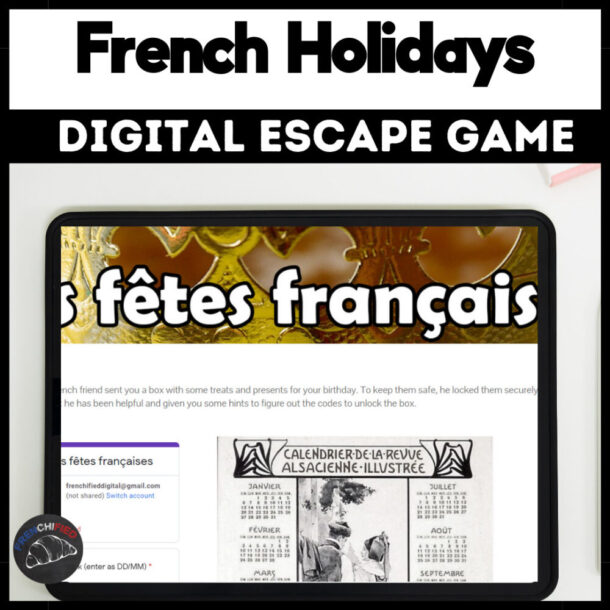 French Summer vocabulary - French end of year activities - digital ...