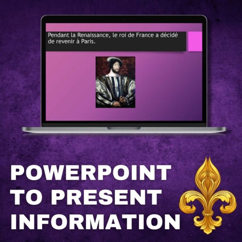 Loire Valley French Comprehensible Input Lesson