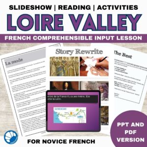 Loire Valley French Comprehensible Input Lesson