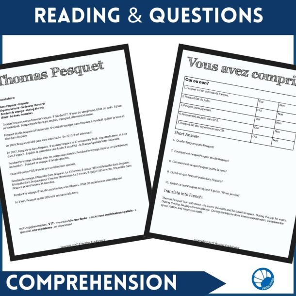 Thomas Pesquet French Comprehensible Input Lesson