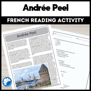 Coco Chanel French reading comprehension activity