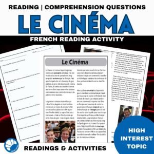 Josephine Baker French reading comprehension activity