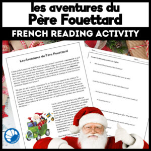 Social media French reading activity