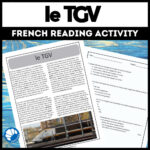 The TGV French reading comprehension activity