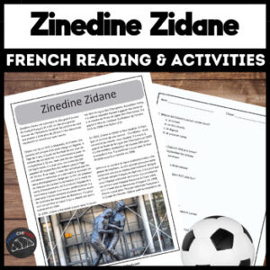 French biography bundle 1 reading comprehension activities