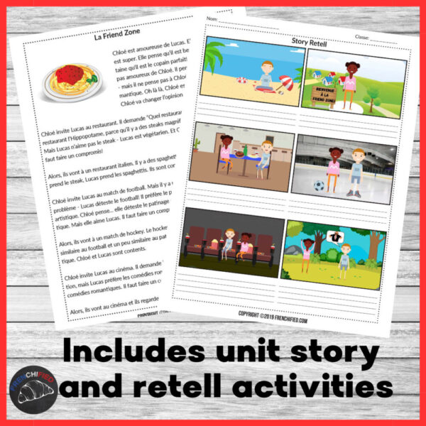 On va sortir - French Comprehensible Input unit 4 for beginning French