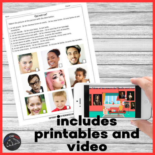 Ma famille et mes amis - French Comprehensible Input unit 5 for ...