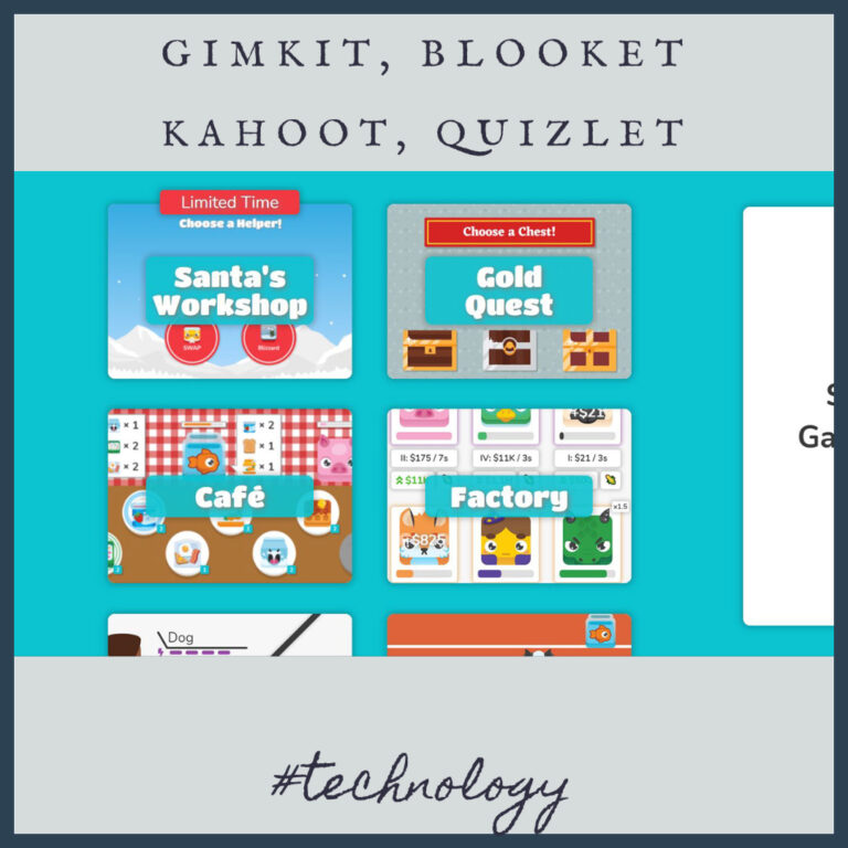 3 helpful Classroom games for vocabulary - Blooket, Gimkit, Quizlet