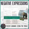 Grammar Snacks - French negative expressions