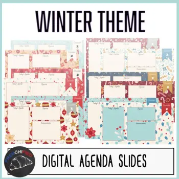 Winter daily agenda slides