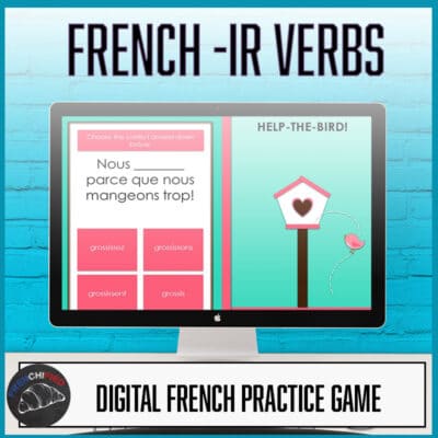 Digital game to practice Passé simple irregular verbs
