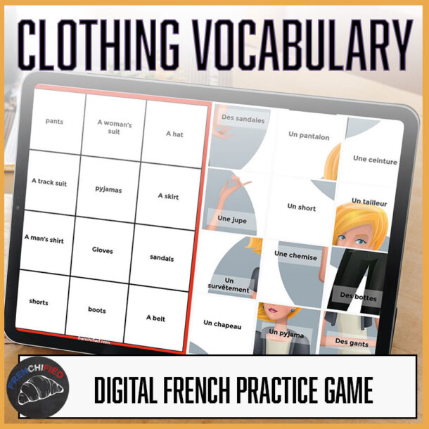French imparfait digital practice game