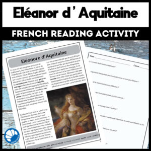Queen Brunehaut French reading comprehension activity