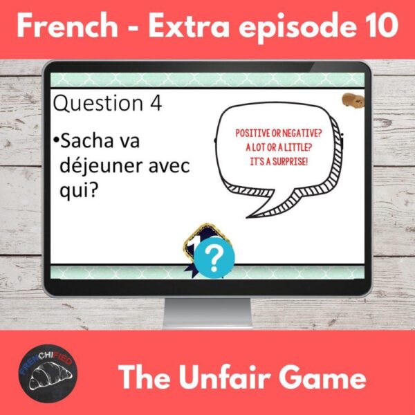 Extra French episodes 1-4 worksheets - worksheets to accompany episodes 1-4