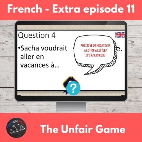 Extra French episodes 1-4 worksheets - worksheets to accompany episodes 1-4