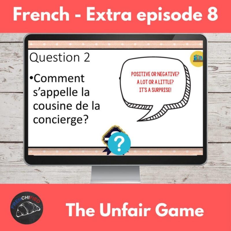 French Extra episode 9 - the Unfair Game review game