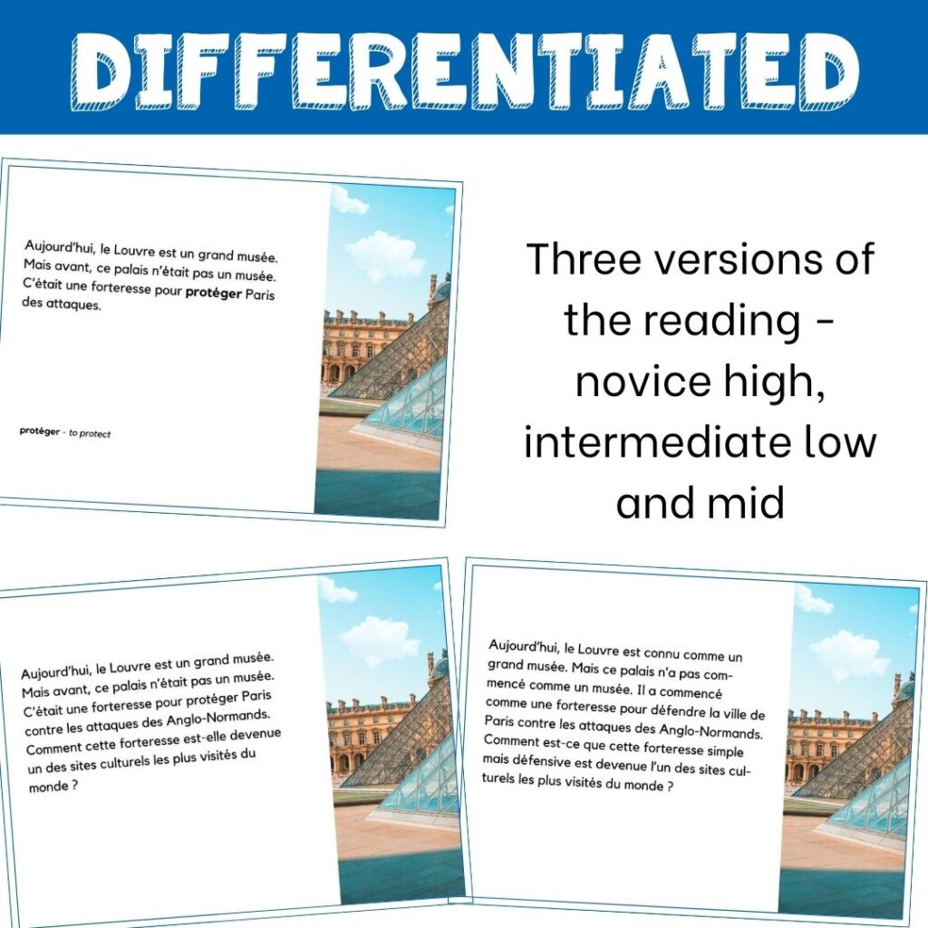 The Louvre Museum French reading for Google Drive™