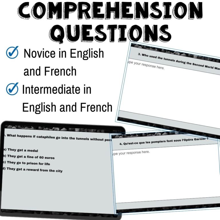 Sous Paris bundle French reading print and digital