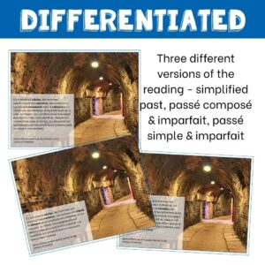 Sous Paris bundle French reading print and digital