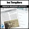 The Knights Templar French reading activity