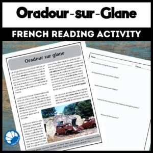 The Knights Templar French reading activity
