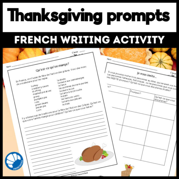 Moi, Super Héros French writing activity unit