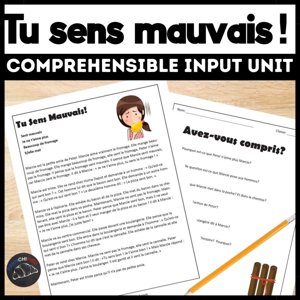 Le Noël French Christmas Lesson - comprehensible input