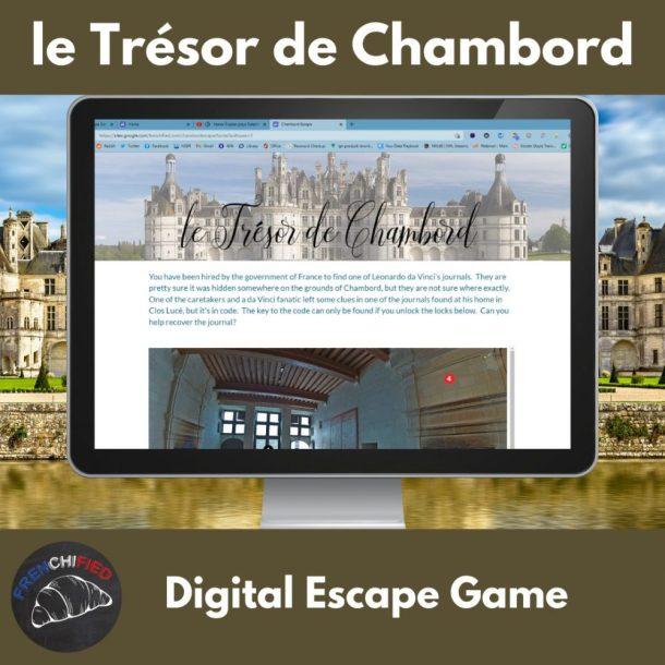 Belgium digital escape game for French learners
