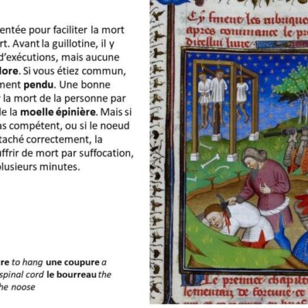 La Guillotine French reading activity for Google™ drive