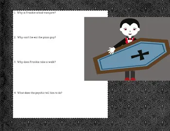 Frankie Le Vampire French short story for Google™ drive