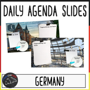 German Comprehensible Input lesson plans and activities