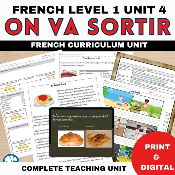 Beginning French Comprehensible Input units - units 1-4