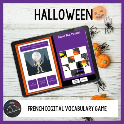 French Halloween Vocabulary game