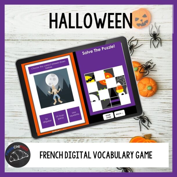 French imparfait verbs - Hidden pictures game