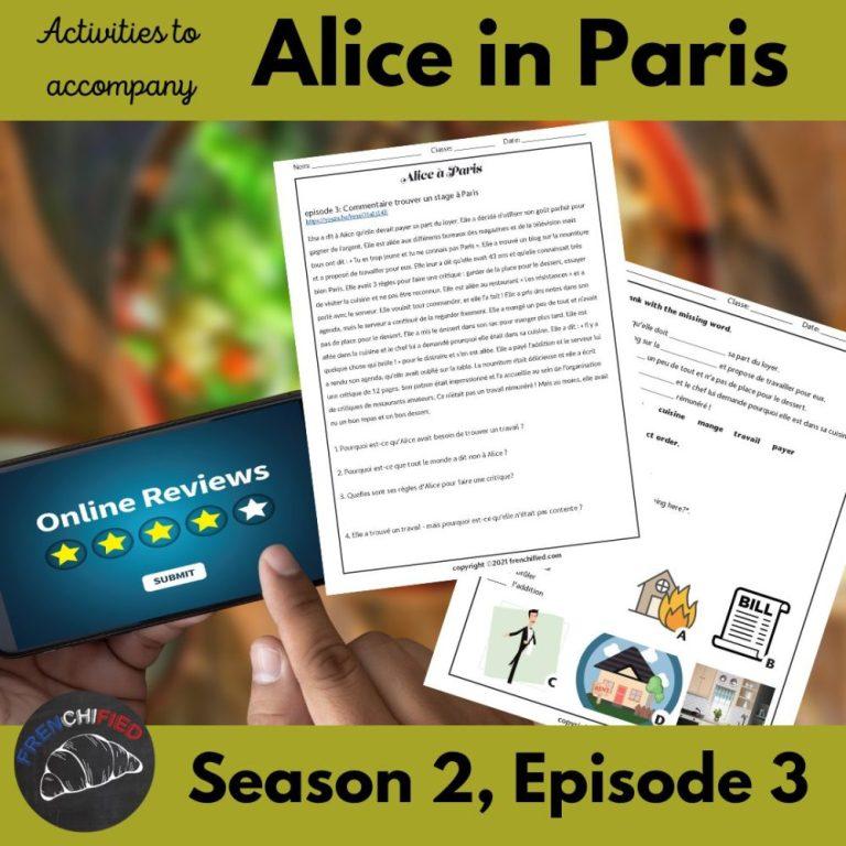 French Extra activities episodes 1-13 megabundle - includes activities ...