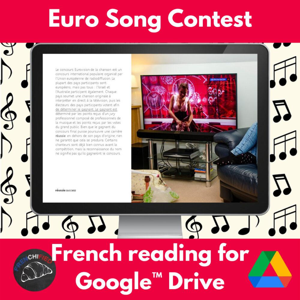 French Reading - Euro song contest