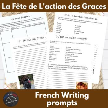 French Thanksgiving ideas - cultural and language activities