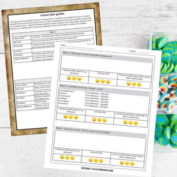 French CI Units - 8 Quality units for the CI classroom
