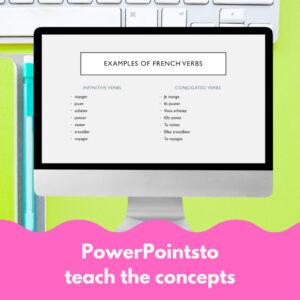 French grammar lesson - the passé composé with avoir