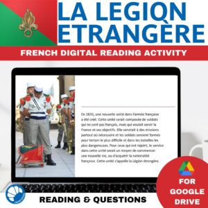 Kylian Mbappé Google Drive™ French reading comprehension activity