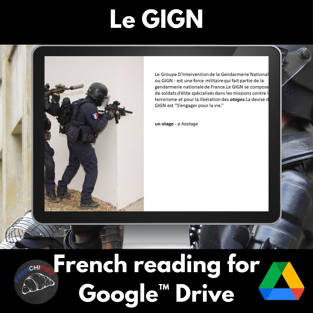 Kylian Mbappé Google Drive™ French reading comprehension activity