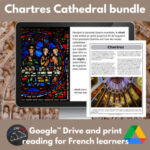 Chartres bundle French reading comprehension Chartres - print & digital