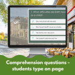 Edith Piaf bundle French reading comprehension activity print & Google ...