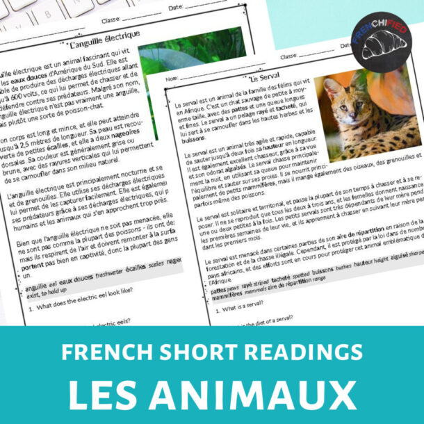 Panics and Trends Short French reading passages