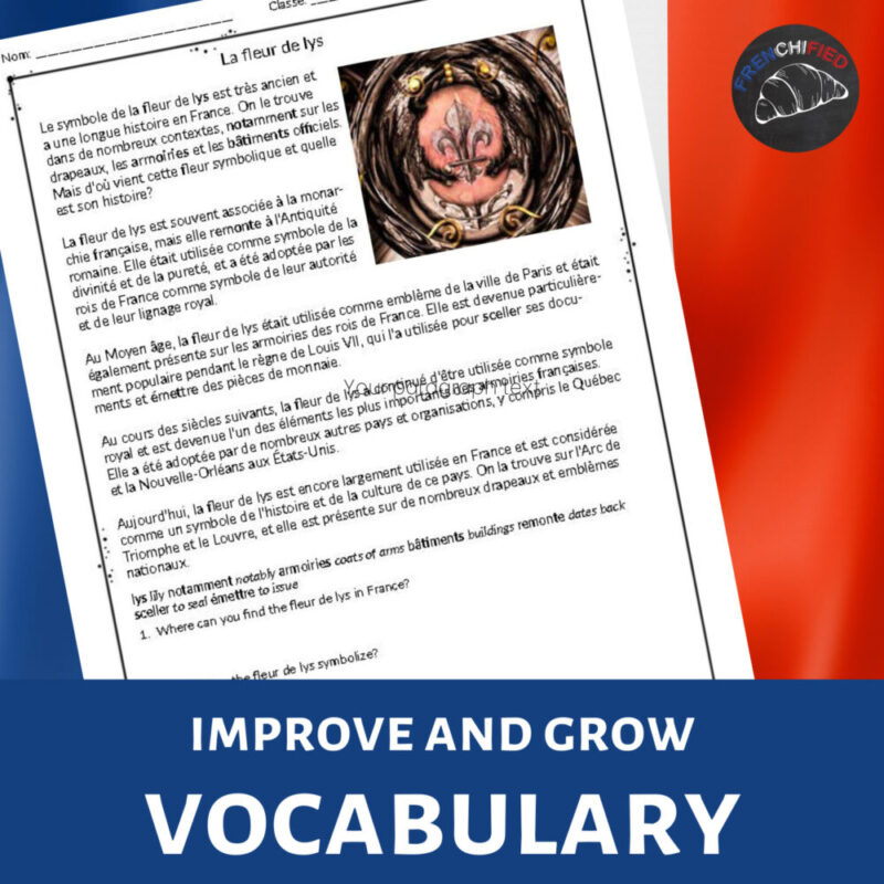 Short French reading passages - Symbols of France