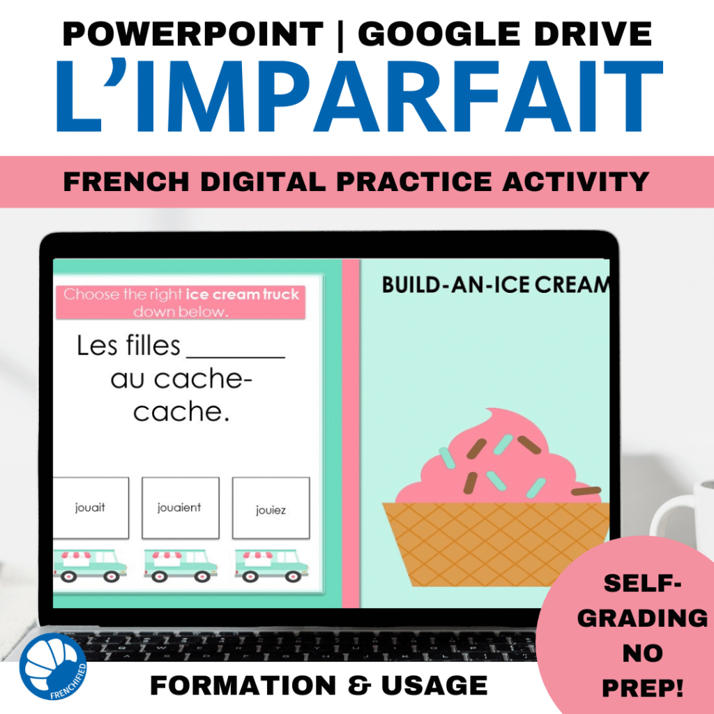 French imparfait digital practice game